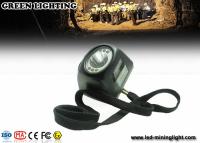 China 234G IP68 black led miners lamp , USB charge led mining headlamp CE Certification for sale