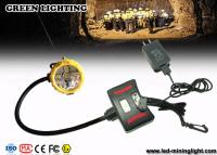 China 348 Lum Explosion Proof Rechargeable Miners Headlamp / IP68 Waterproof Mining Cap Lights for sale