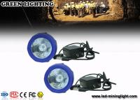 China ABS Light Weight LED Mining Light , Professional Miner Cap Lamp with 6000Lux for sale