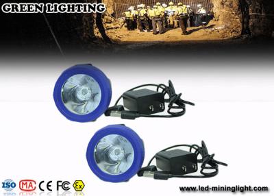 China ABS Light Weight LED Mining Light , Professional Miner Cap Lamp with 6000Lux for sale