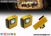 China 8000 Lux Anti-Explosion Coal Miner Hard Hat Light 6.4Ah 18650 Li-Ion Battery for sale
