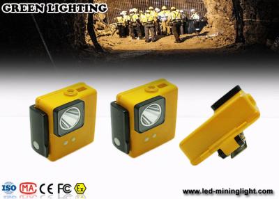 China 8000 Lux Anti-Explosion Coal Miner Hard Hat Light 6.4Ah 18650 Li-Ion Battery for sale