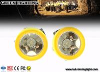 China Downhole Recreation Cordless Mining Lights , Led Hard Hat Headlamp 200 Ma 4000 Lux for sale