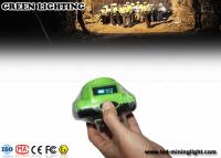 China Green High Safety Cordless Mining Light 13000 Lux 3W IP68 Waterproof LED Cap Lamp for sale