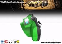 China ABS meterial green Coal Mining Lights 20 hours working time 6.2Ah battery capacity for sale