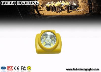China LED Coal Miner Hard Hat Light 129 Lumens 15000 Lux IP68 6.2Ah 3.7V 6hr Charging for sale
