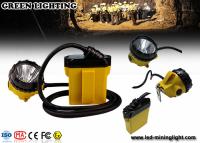 China IP68 Waterproof Coal Mining Headlamp 25000 Lux CREE LED with SOS Warning 10.4Ah Battery for sale