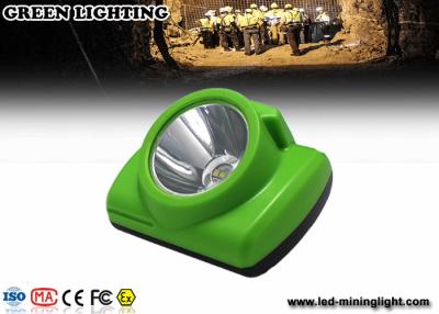 China Portable LED Mining Cap Lamp 6.2Ah 3.7V IP68 Waterproof 15000 Lux for sale
