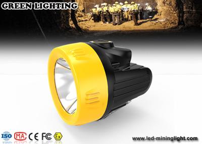 China 7000 Lux IP67 LED Coal Mining Light 3.7V 18650 Rechargeable Battery Headlamp for sale