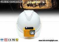 China Fire Proof LED Mining Helmet Lamp 8000 Lux 3.7V 6.4Ah 18650 Battery IP68 CE ATEX for sale