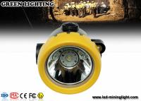 China 2.2Ah lithium battery mining cap lights , CREE LED lighting 171g convenient for sale
