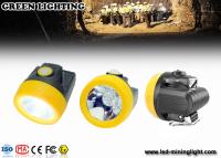 China IP68 Germany Bayer Cordless Miners Cap Lamp , Led Mining Lamp PC Matte Surface for sale