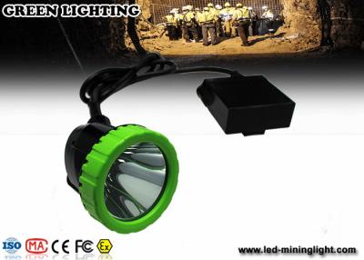 China 50000 Lux LED Mining Cap Lamp 3.7V 11.2Ah Rechargeable Headlamp 500m Range for sale