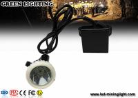 China Underground Mining LED Cap Lamp 3.7V 6.6Ah Lithium Battery Cree Headlamp 4000lux IP68 for sale