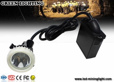China 3.7V 6.6Ah Lithium Battery Mining Headlamp IP68 Waterproof 10000lux 16H Working Time for sale