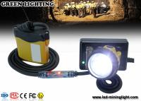 China LED mining headlamp safety cap lamp , super brightness 25000lux IP68 for sale