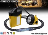 China 3W 800mA LED Coal Mining Cap Lamp Split Type with 10.4Ah Samsung Battery Pack for sale