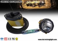 China GLC12-C Miners Cap Lamp 25000lux LED Mining Headlamp 10.4Ah Samsung Battery for sale