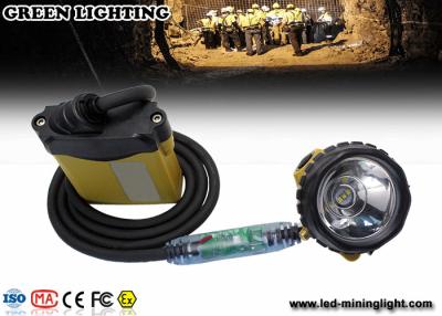 China GLC12-C Miners Cap Lamp 25000lux LED Mining Headlamp 10.4Ah Samsung Battery for sale