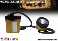 China 3.7V 10.4Ah Rechargeable LED Miners Cap Light 25000lux IP68 Waterproof for sale