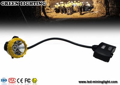 China 15000lux High Brightness LED Mining Light IP68 Waterproof Miners Cap Lamp for sale