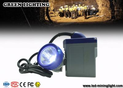China 6.6Ah 3.7V Brass Miners Rechargeable LED Headlamp 10000lux Explosion Proof IP68 for sale