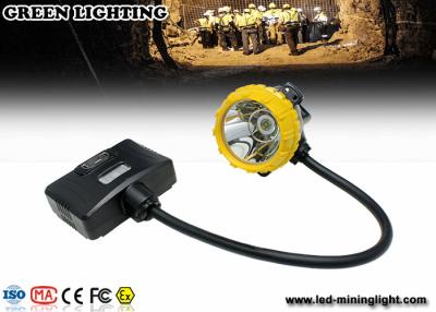 China 3.7V 450mA Rechargeable LED Headlamp Semi-Cord Helmet Mounted Lamp 208 Lumens for sale