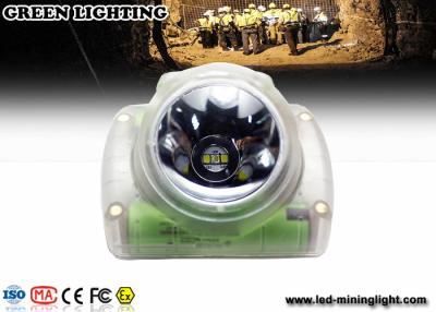 China Rechargeable LED Mining Cap Lamp 6.2Ah 13000 Lux Cordless Safety Headlamp for sale
