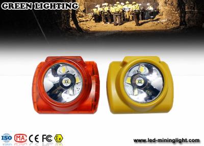 China Green Safety Cordless LED Mining Headlamp With 232LUM Strong Brightness for sale