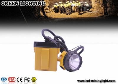 China 25000 Lux Rechargeable LED Headlamp ATEX Certified 12.4Ah Battery IP68 for sale