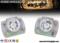 China Cordless Rechargeable Mining Headlamps Cree Led , Coal Miners Helmet Light Explosion Proof for sale