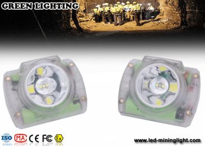 China Cordless Rechargeable Mining Headlamps Cree Led , Coal Miners Helmet Light Explosion Proof for sale