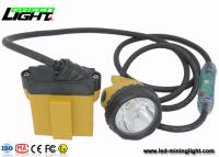 China Explosion Proof  IP 68 LED Mining Lamp with Security Cable Light , 28000 Lux Miners Cap Lamp for sale