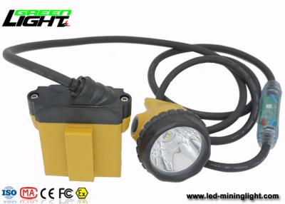 China Explosion Proof  IP 68 LED Mining Lamp with Security Cable Light , 28000 Lux Miners Cap Lamp for sale