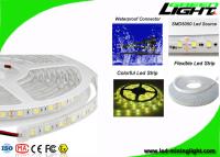 China IP67 Waterproof LED Strip Light 60 LEDs/m 16W/m DC24V Fire Resistant Explosion Proof 5m Roll for sale