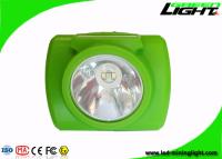 China 13000Lux Rechargeable Miners Headlamp , Coal Mining Lights With USB Charger for sale