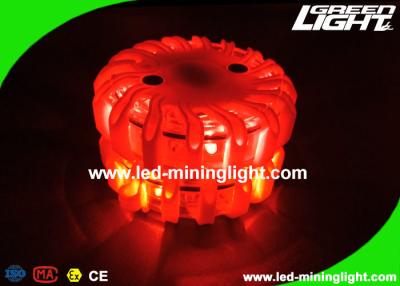 China Magnetic LED Beacon Warning Light Amber Flashing Roadside Flares 360 Degree IP65 for sale