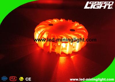 China Custom Waterproof Led Warning Light Rechargeable Orange Color 3 Year Shelf Life for sale