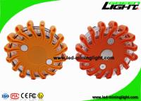 China LED Road Flares Emergency Beacon Safety Flashing Warning Light 16 LED 1 Mile Visibility Magnetic Base for sale