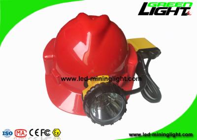 China High Power Coal Mining Headlamp 25000Lux Miners Hard Hat Lamp with SOS 10.4Ah Battery for sale
