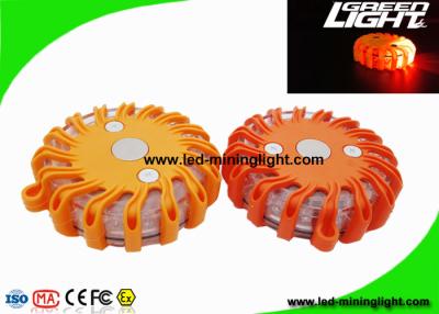 China Rechargeable LED Road Flares GL-WF01 9 Modes Emergency Warning Strobe Light IP65 360 Degree Visibility for sale