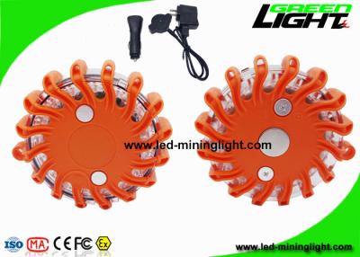 China Magnetic Amber LED Warning Light 9 Modes Emergency Road Flare IP65 Waterproof for sale