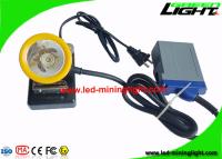 China Rechargeable Miners Cap Lamp 15000 Lux 6.6Ah Li-ion Battery IP68 Waterproof for sale