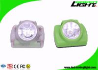 China Cordless Mining Cap Lamp 6.2Ah Li-ion IP68 Flame Resistant with OLED Display 13000lux for sale