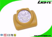 China Rechargeable LED Mining Cap Lights , Anti - Explosion Cordless Miners Helmet Light for sale