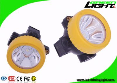 China Cordless LED Miners Helmet Light 2.2Ah IP67 Waterproof Coal Mining Lamp 4000Lux for sale