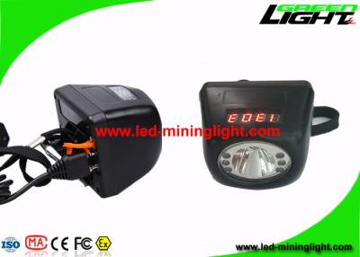 China Wireless Digital Portable Mining Cap Lights With LCD Screen 4.8Ah 8000 Lux for sale