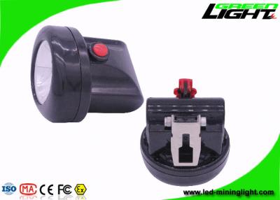 China High Safety Cordless LED Mining Cap Lamp Plug - In Charging 170g for sale