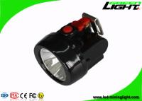 China Flame - Resistant LED Mining Light , Portable Hard Hat Headlamp With Helmet Bracket for sale