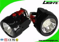 China Small Volum Miners Cap Lamp PC Material For Mineral Industry / Tunnel Projects for sale